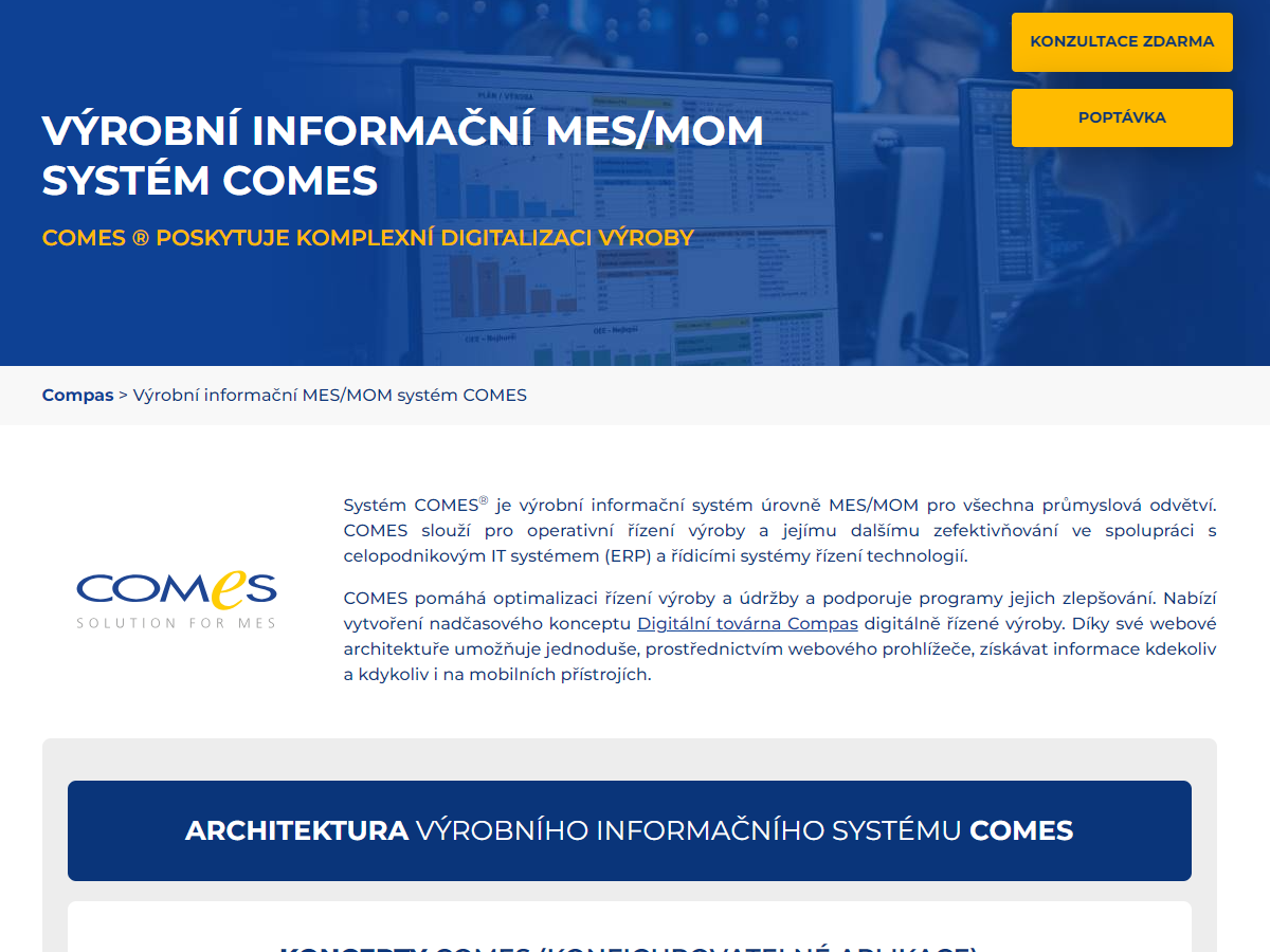 MES system and its applications | COMES Manufacturing execution MES/MOM ...
